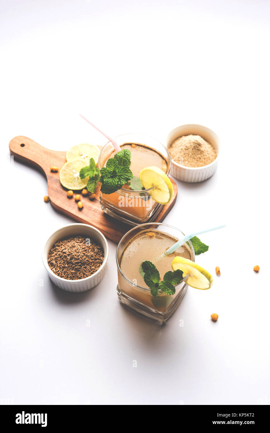 Jal Jeera or Jal-jeera, or jaljira, is an Indian beverage prepared ...