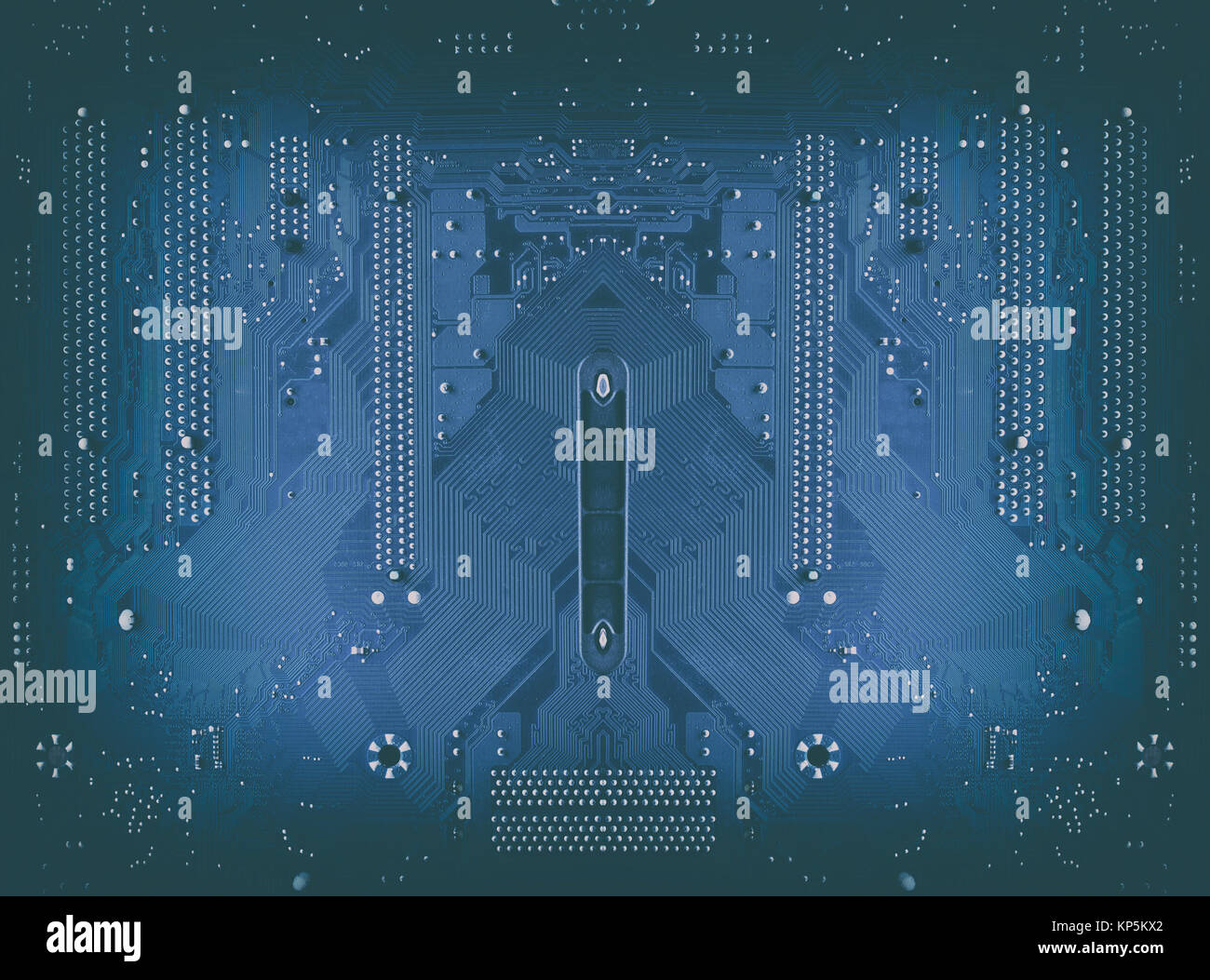 blue circuit board background of computer motherboard Stock Photo - Alamy