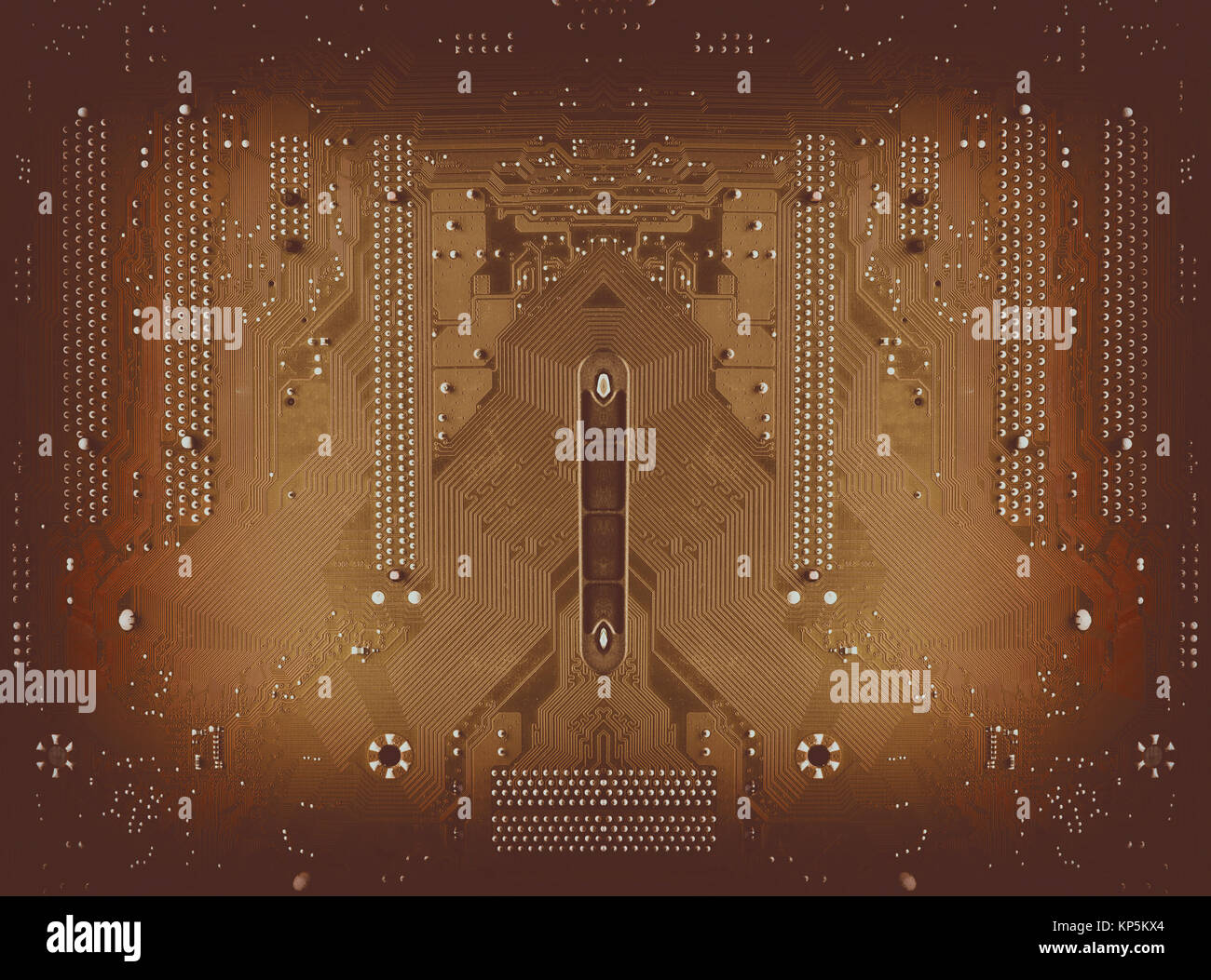 Gold circuit board background of computer motherboard Stock Photo - Alamy