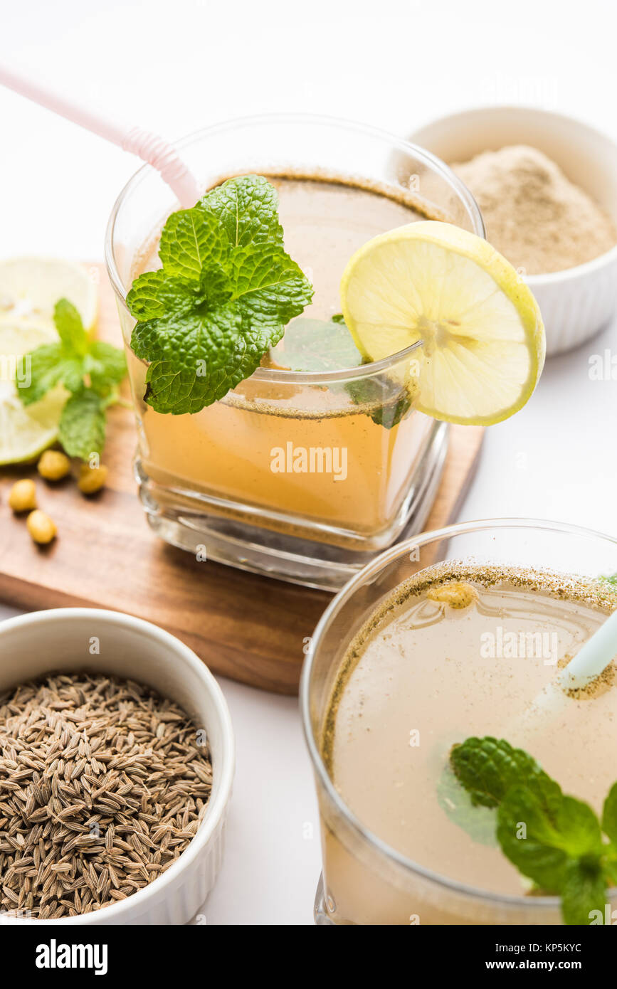Jal Jeera or Jal-jeera, or jaljira, is an Indian beverage prepared ...