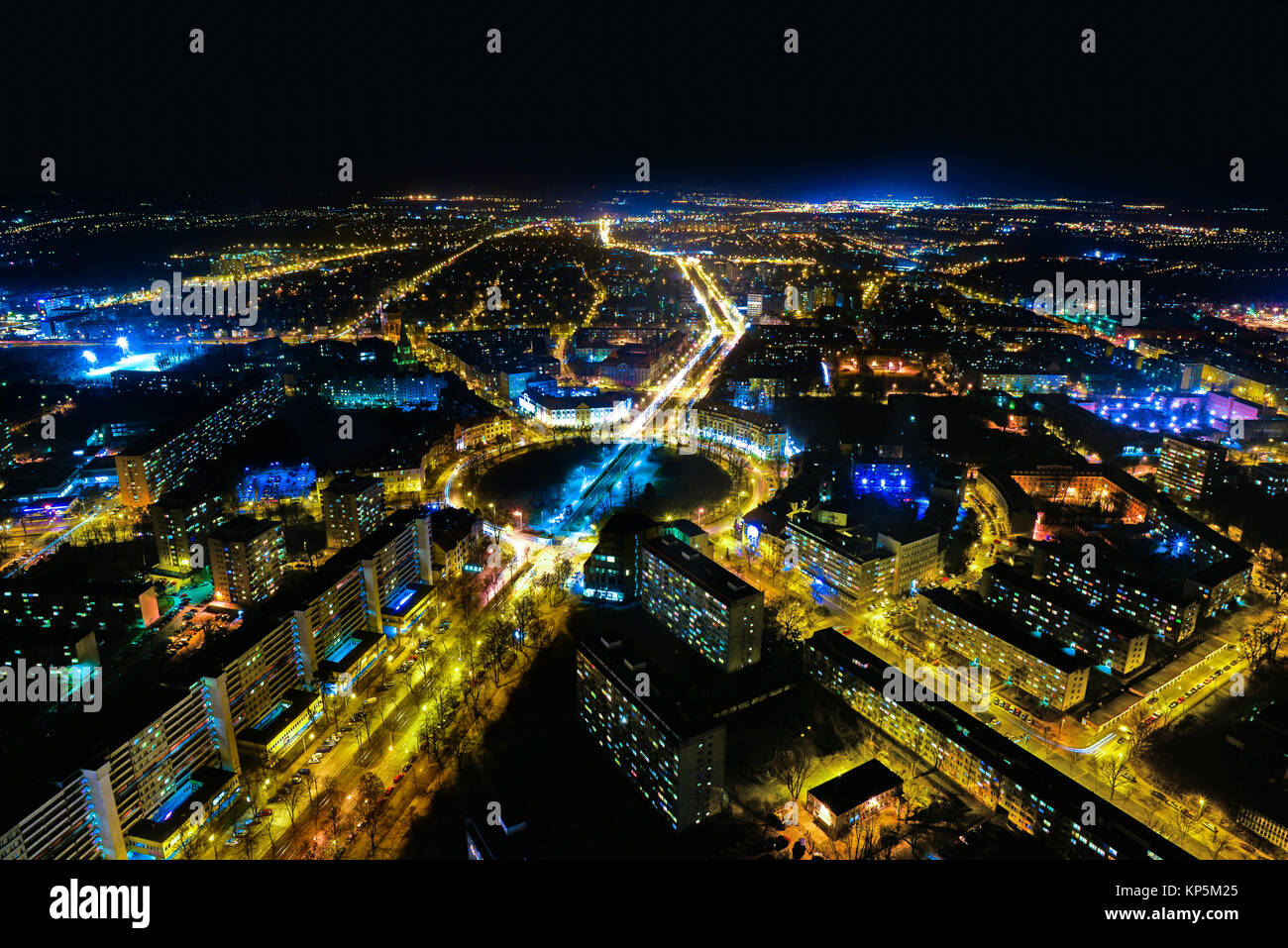 Panoramic view night wroclaw hi-res stock photography and images - Alamy