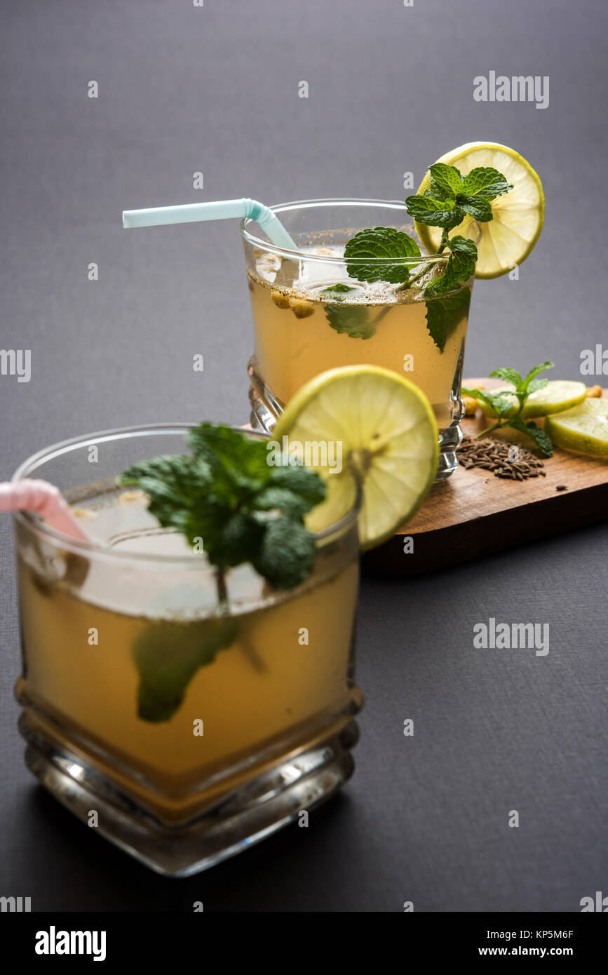 Jal Jeera or Jal-jeera, or jaljira, is an Indian beverage prepared ...