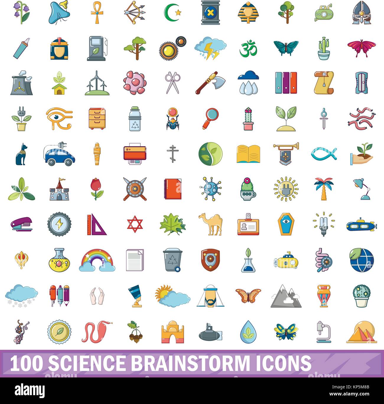 100 science brainstorm icons set, cartoon style Stock Vector Image ... 100 science brainstorm icons set, cartoon style Stock Vector Image ...