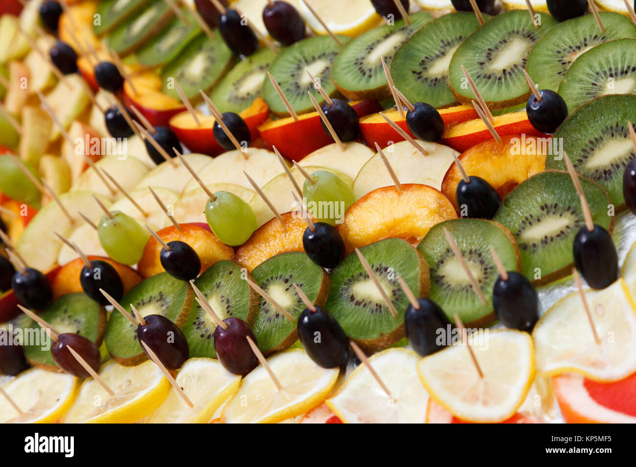 beautiful fruit buffet Stock Photo - Alamy