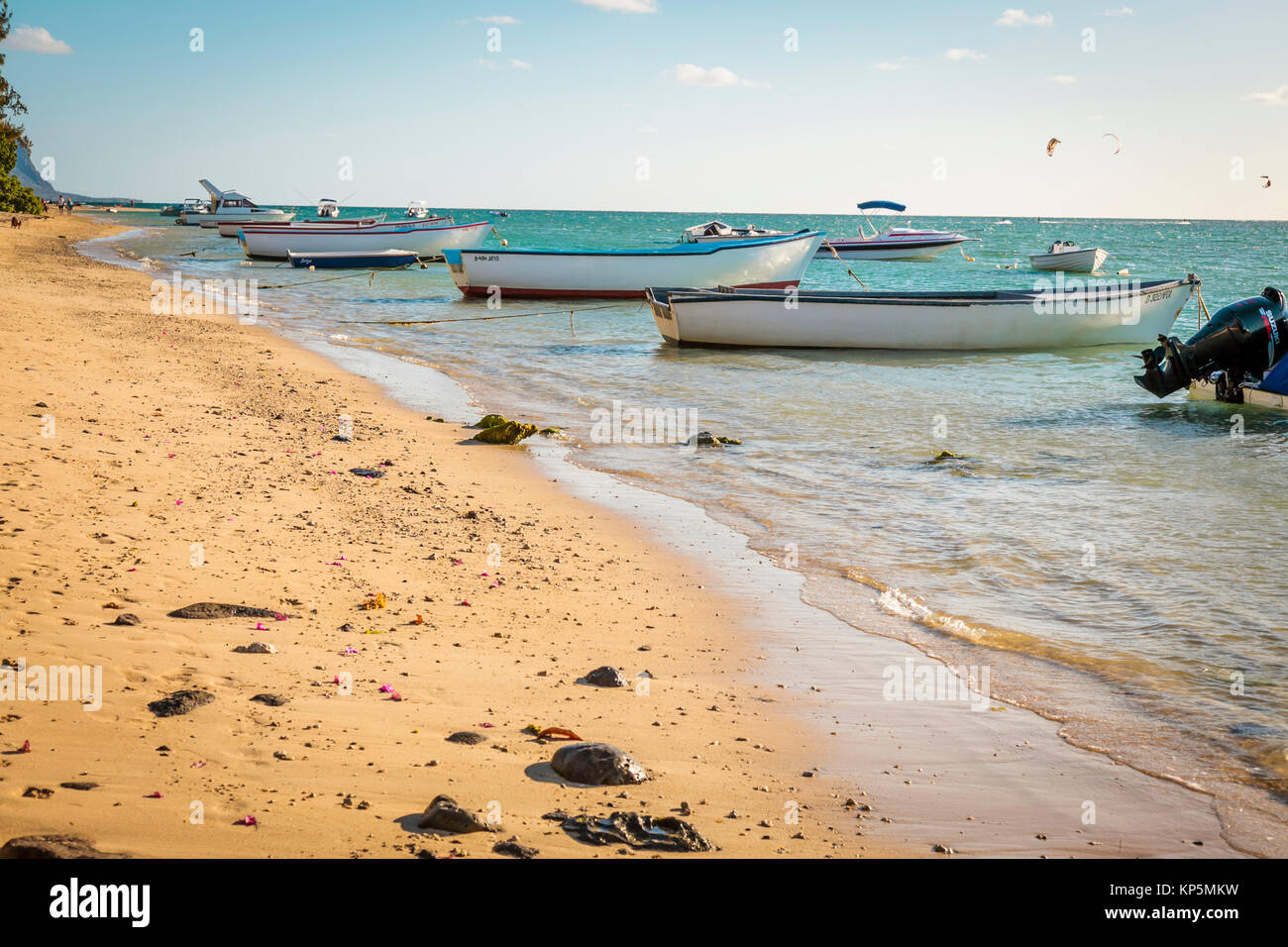 Tamarin beach, Mauritius Stock Photo - Alamy