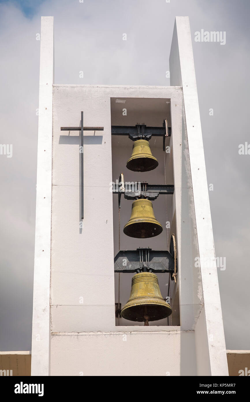 Cross and bells Stock Photo - Alamy