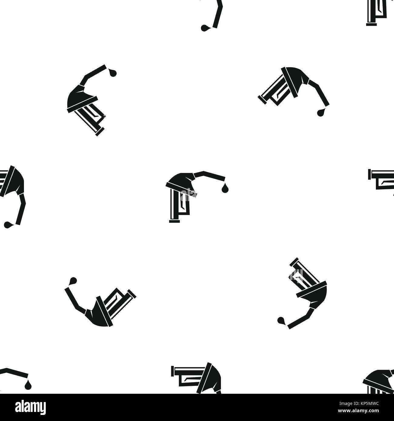 Gasoline pump nozzle pattern seamless black Stock Vector Image & Art ...