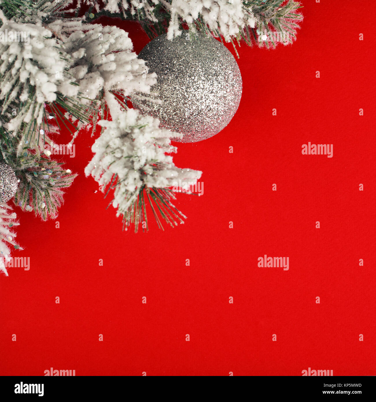 Christmas red background with space for text or image Stock Photo - Alamy
