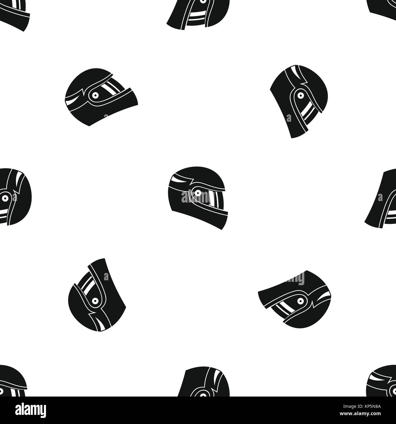 Racing helmet pattern seamless black Stock Vector Image & Art - Alamy