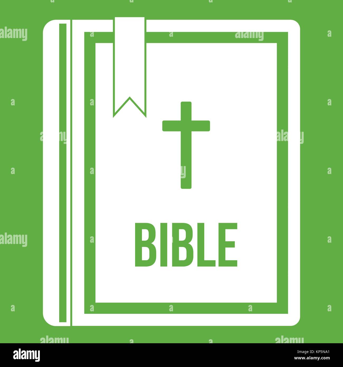 Bible icon green Stock Vector Image & Art - Alamy