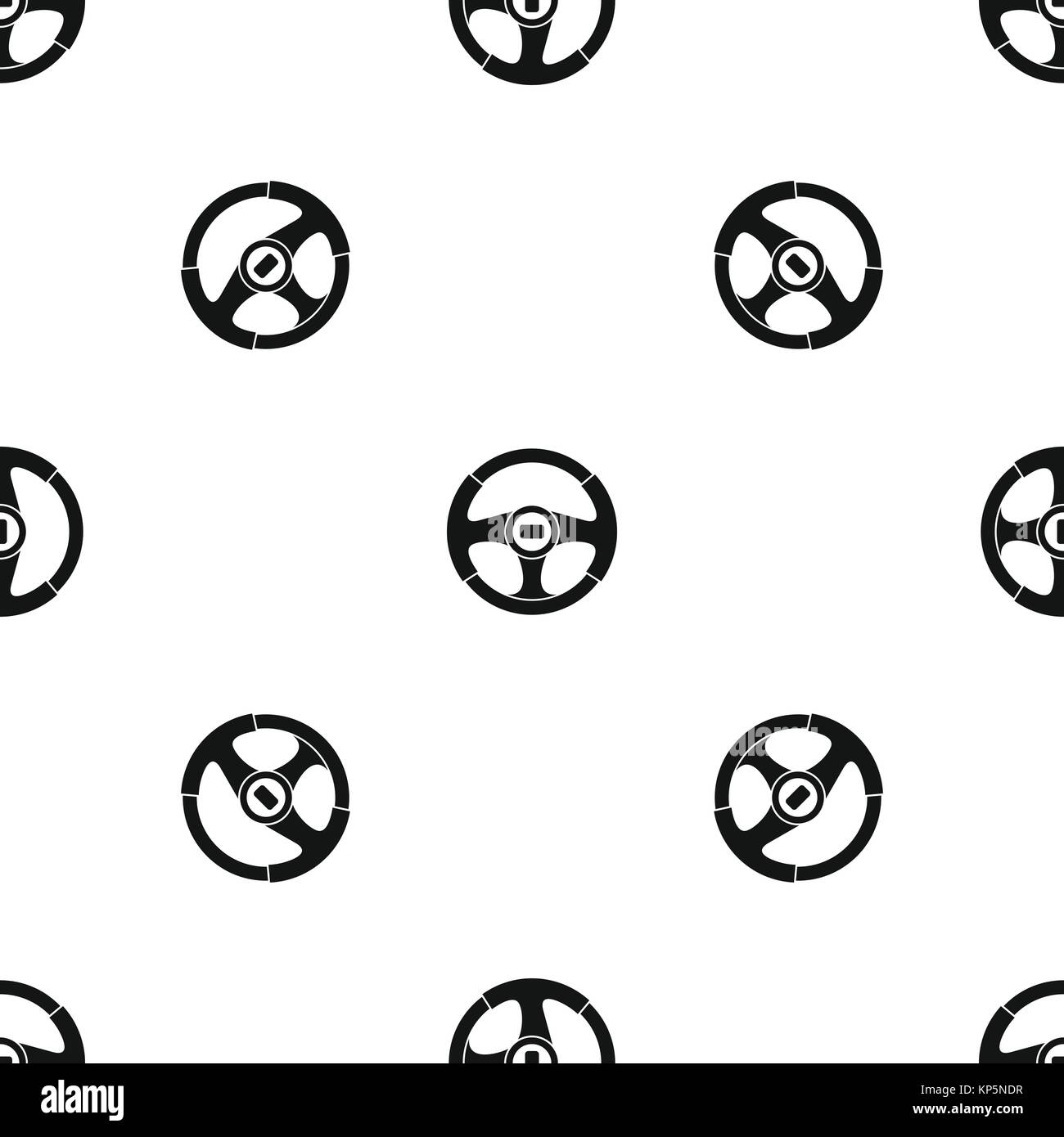 Car steering wheel pattern seamless black Stock Vector Image & Art - Alamy