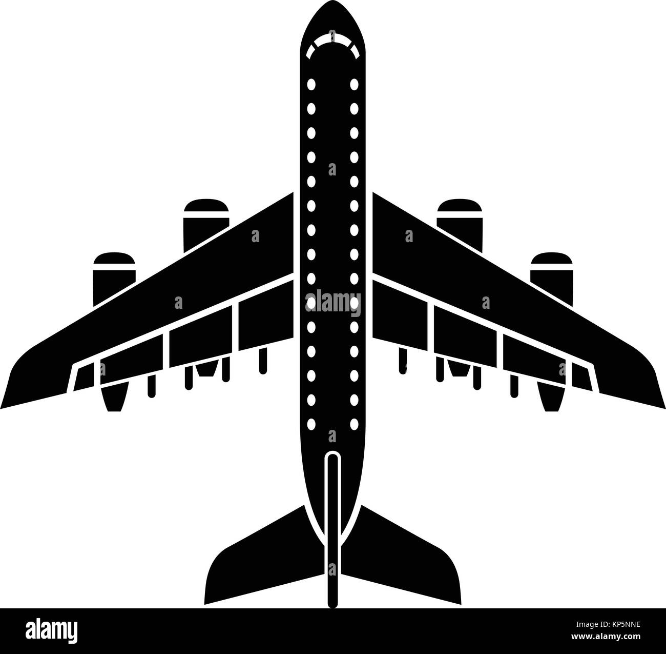 Plane icon, simple style Stock Vector Image & Art - Alamy