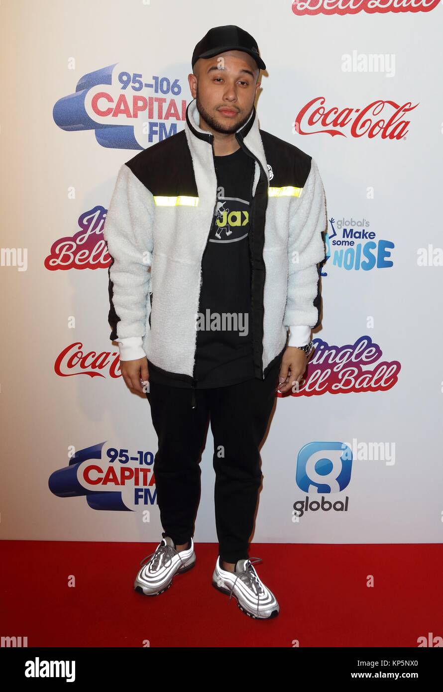 London.,UK. 091217. Jax Jones at Capital's Jingle Bell Ball with Coca ...