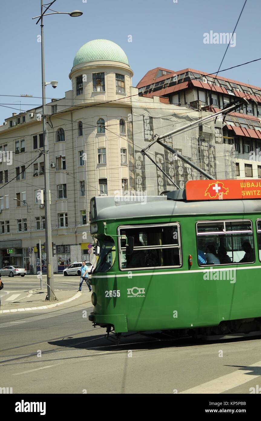 Green Tram Track Transport High Resolution Stock Photography and Images ...