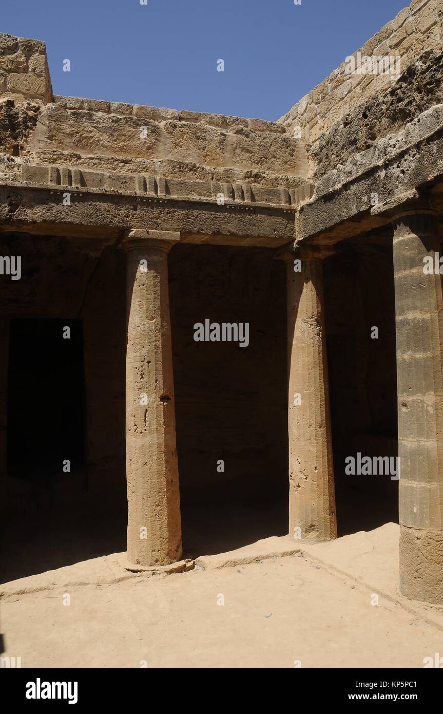 Tomb of the King in Paphos, Cyprus island Stock Photo - Alamy