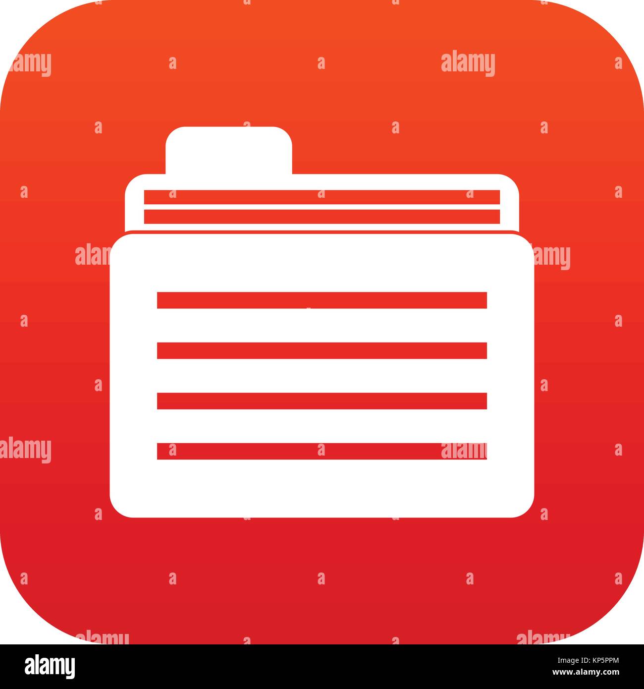 File folder icon digital red Stock Vector Image & Art - Alamy