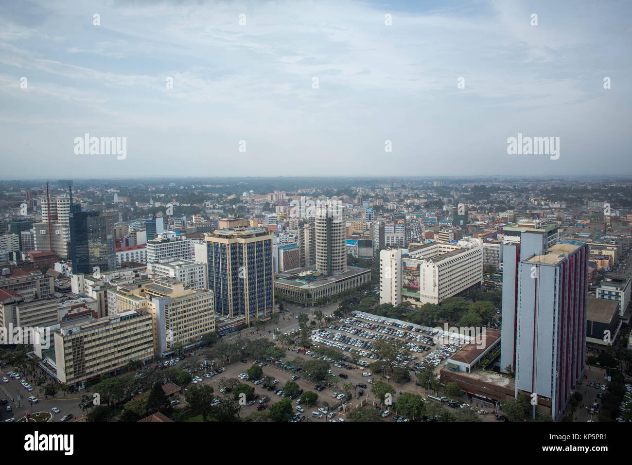 Nairobi aerial city centre hi-res stock photography and images - Alamy