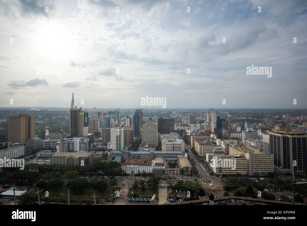 Nairobi aerial city centre hi-res stock photography and images - Alamy