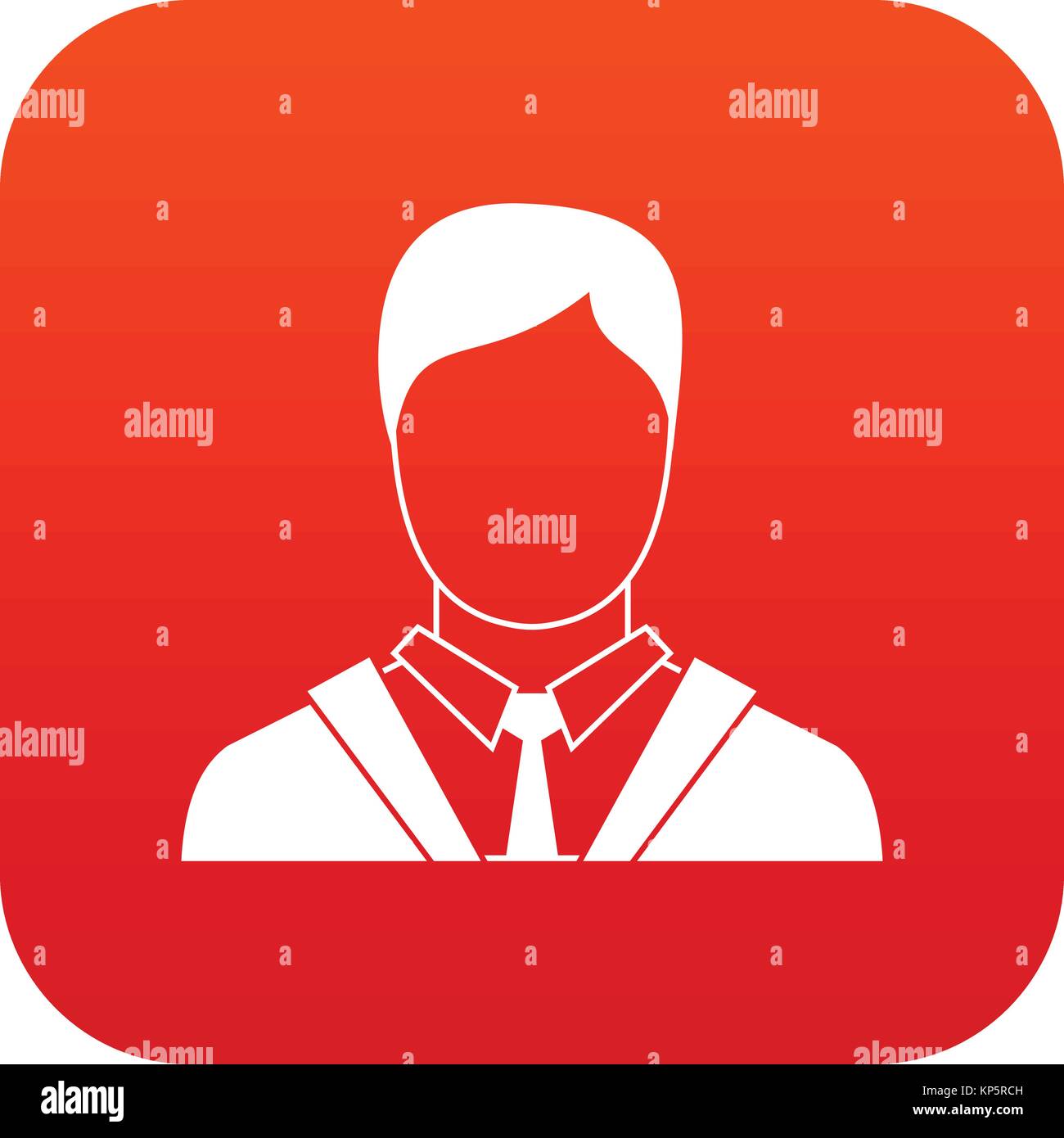 Man in business suit icon digital red Stock Vector Image & Art - Alamy