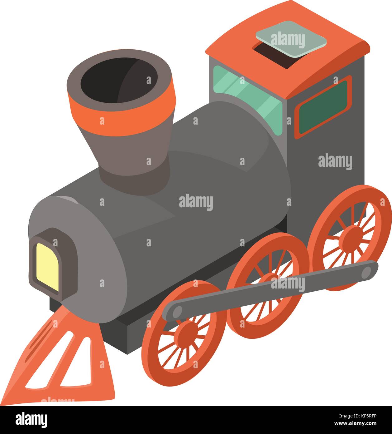 Train icon, isometric 3d style Stock Vector Image & Art - Alamy