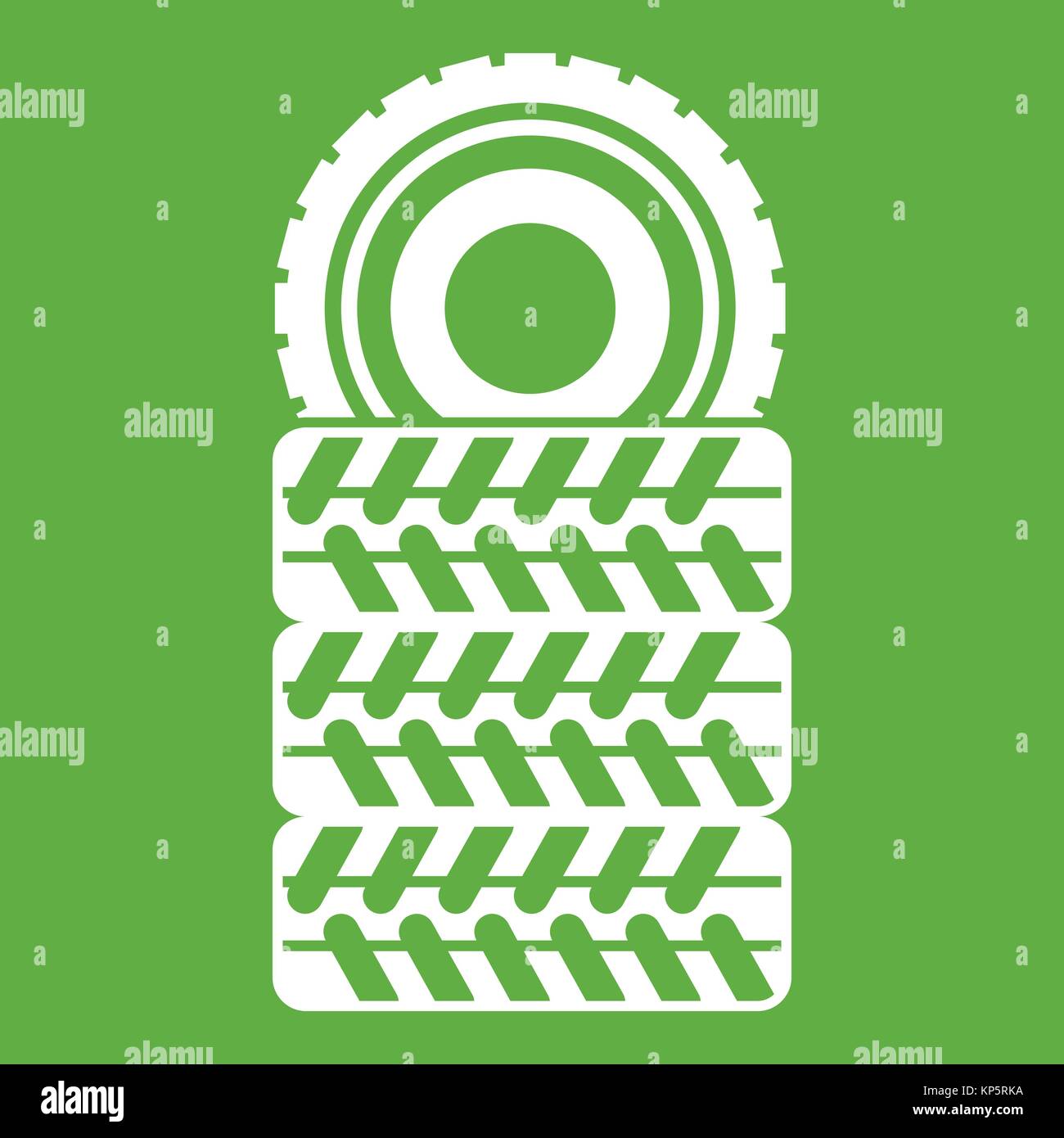 Pile of tires icon green Stock Vector Image & Art - Alamy