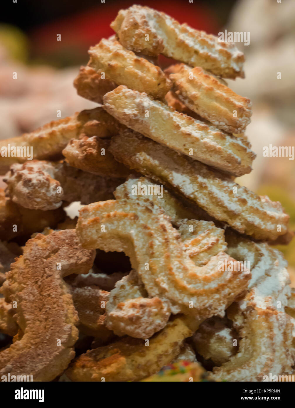 delicious butter cookies to combine with a good tea Stock Photo - Alamy