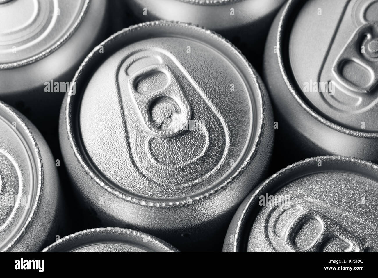 Fresh cold cans of soft drink Stock Photo - Alamy