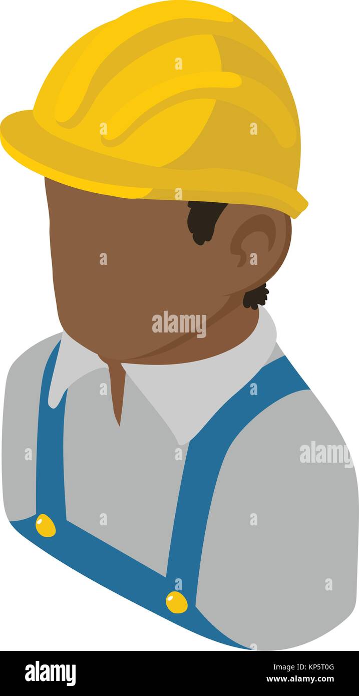 Builder architect construction african Stock Vector Images - Alamy