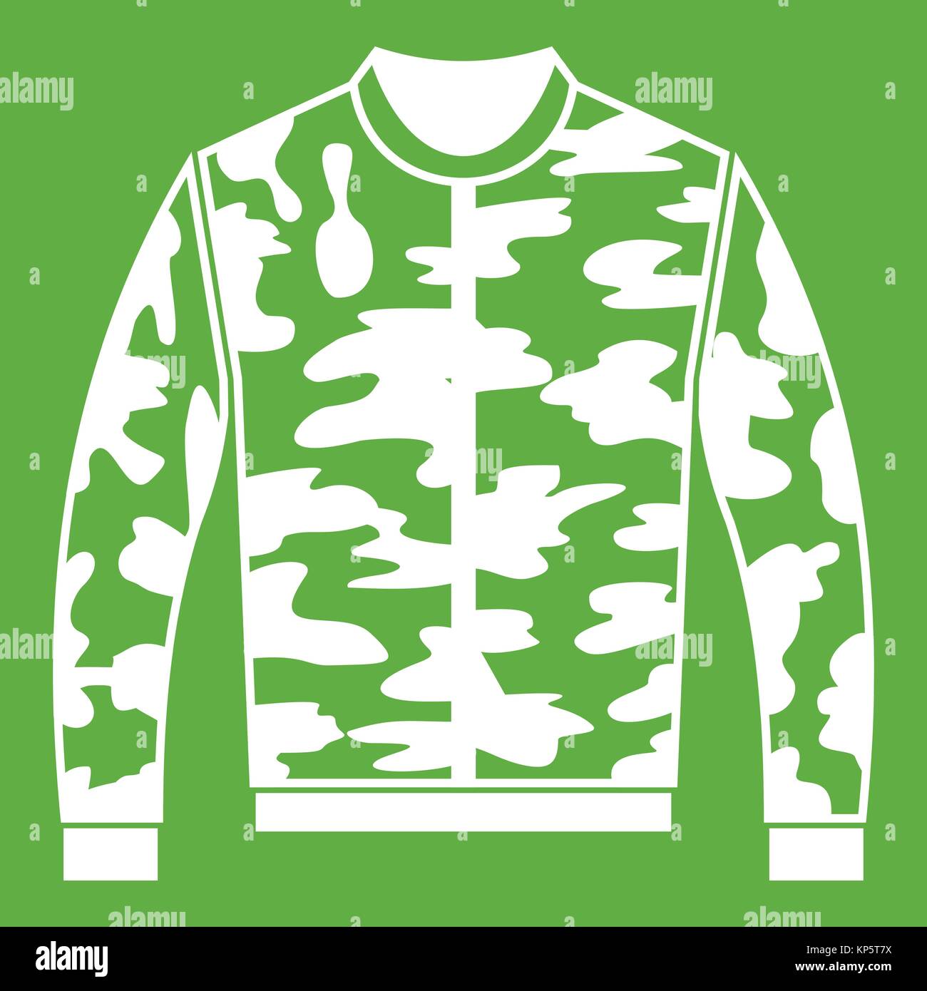Camouflage jacket icon green Stock Vector Image & Art - Alamy