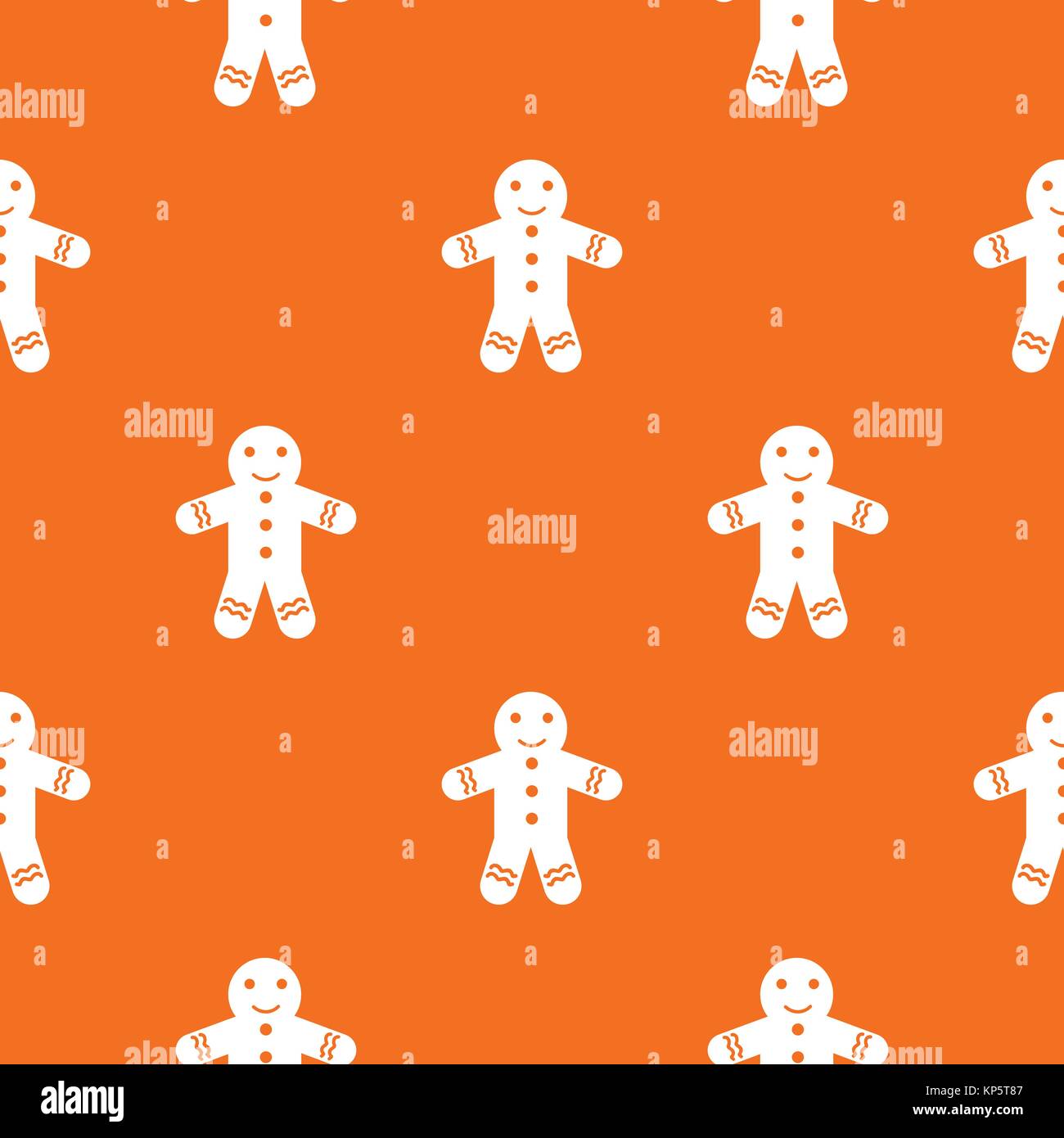Gingerbread man pattern seamless Stock Vector Image & Art - Alamy