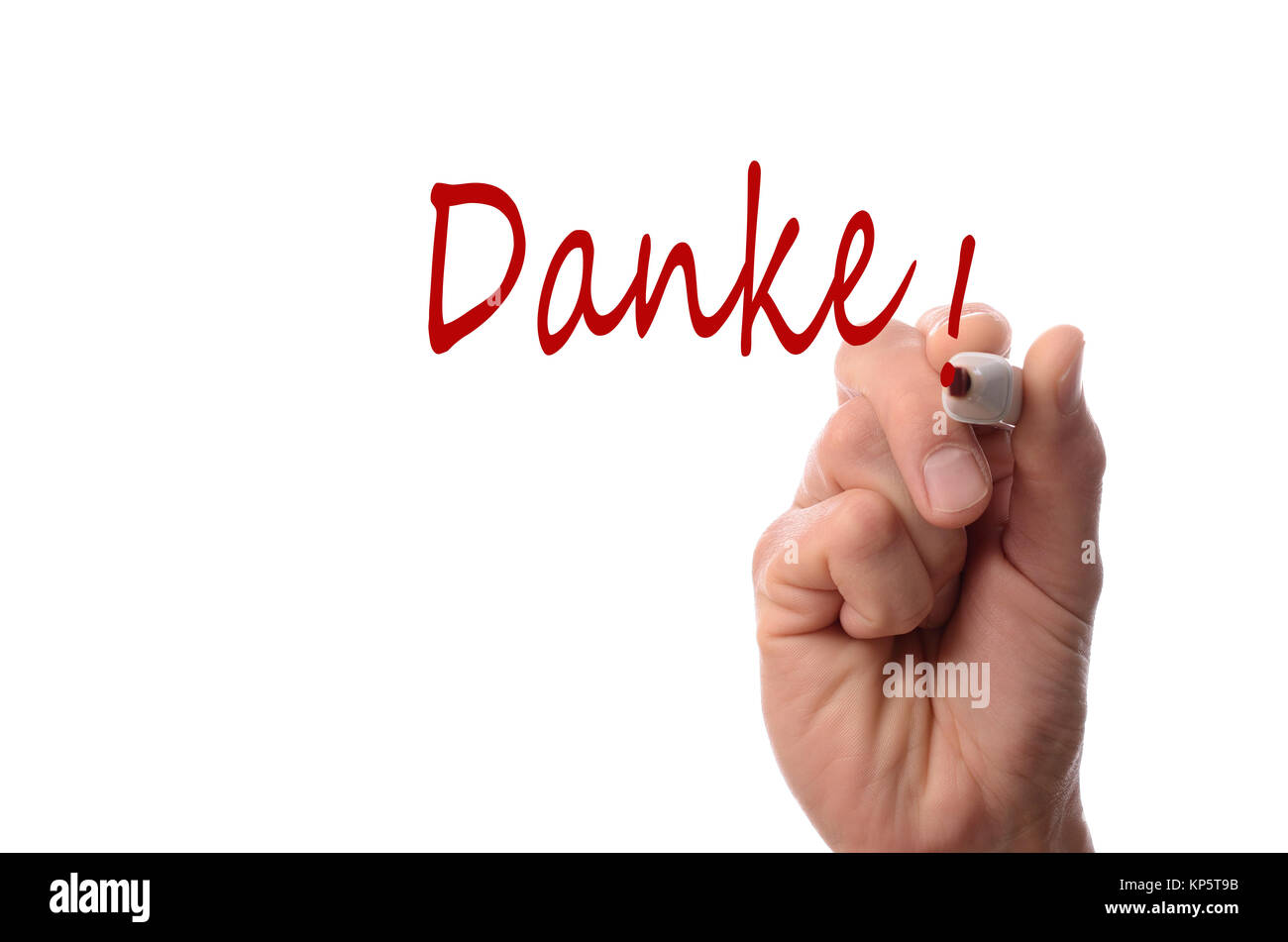 German note with thank you Cut Out Stock Images & Pictures - Alamy