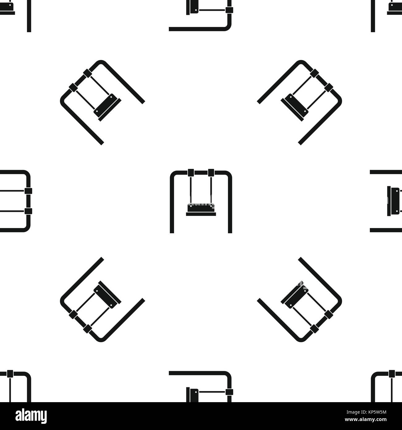 Swing pattern seamless black Stock Vector Image & Art - Alamy