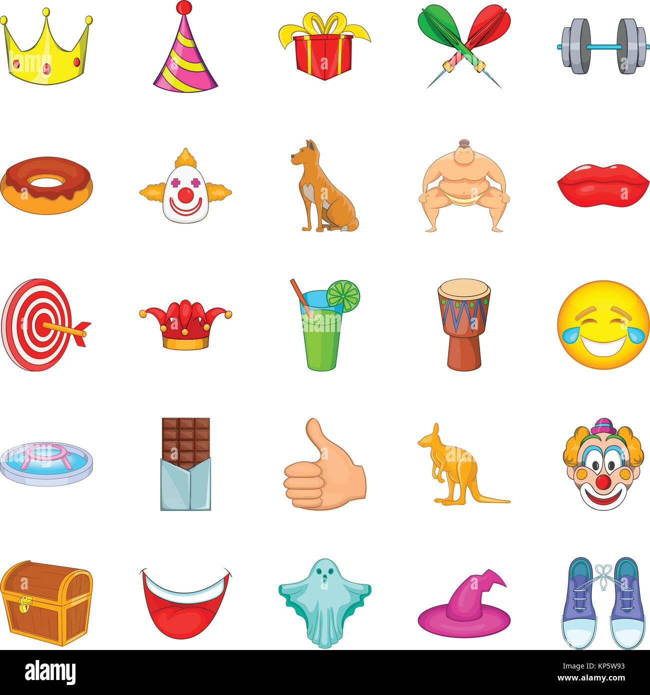 Spectacle icons set, cartoon style Stock Vector Image & Art - Alamy