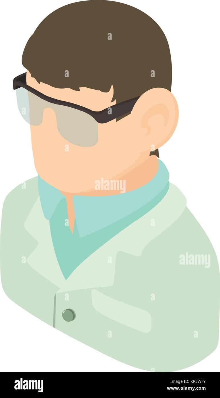 Laboratory assistant icon, isometric 3d style Stock Vector Image & Art ...