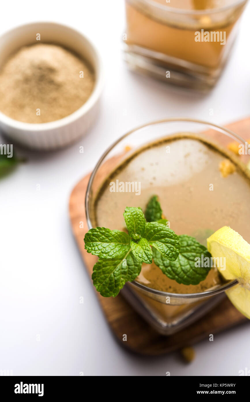 Jal Jeera or Jal-jeera, or jaljira, is an Indian beverage prepared ...