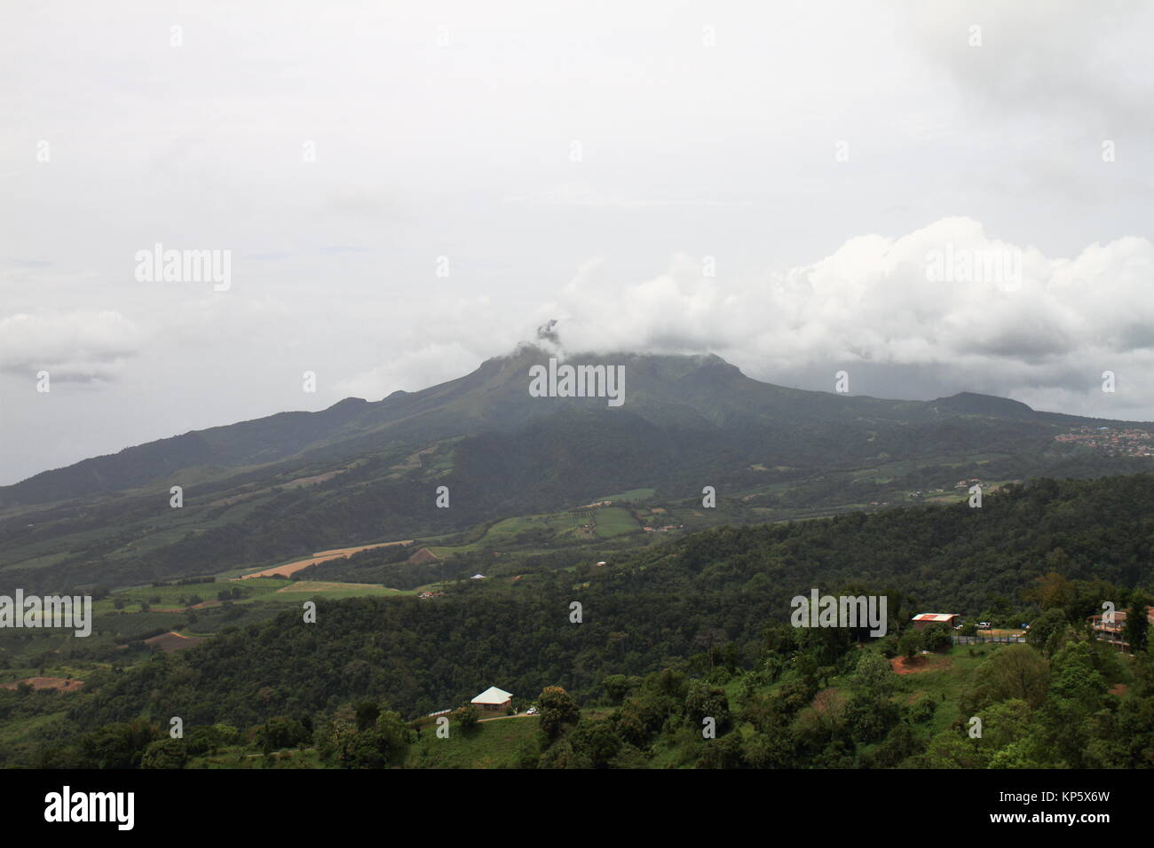 Mount Pelee - Martinique Stock Photo - Alamy
