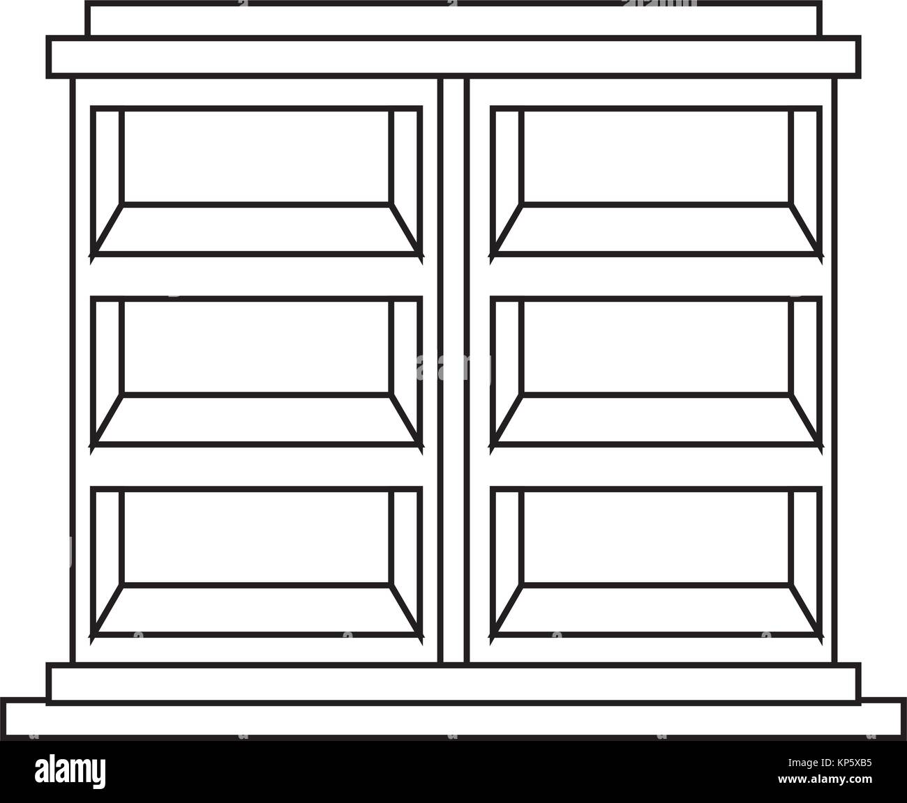 empty shelves unit icon Stock Vector Image & Art - Alamy