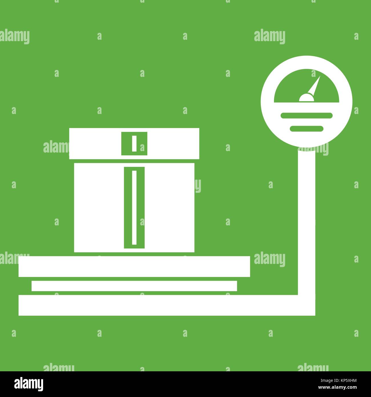 Shop scales icon green Stock Vector Image & Art - Alamy