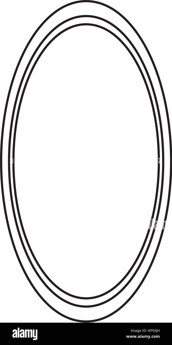 oval mirror icon Stock Vector Image & Art - Alamy
