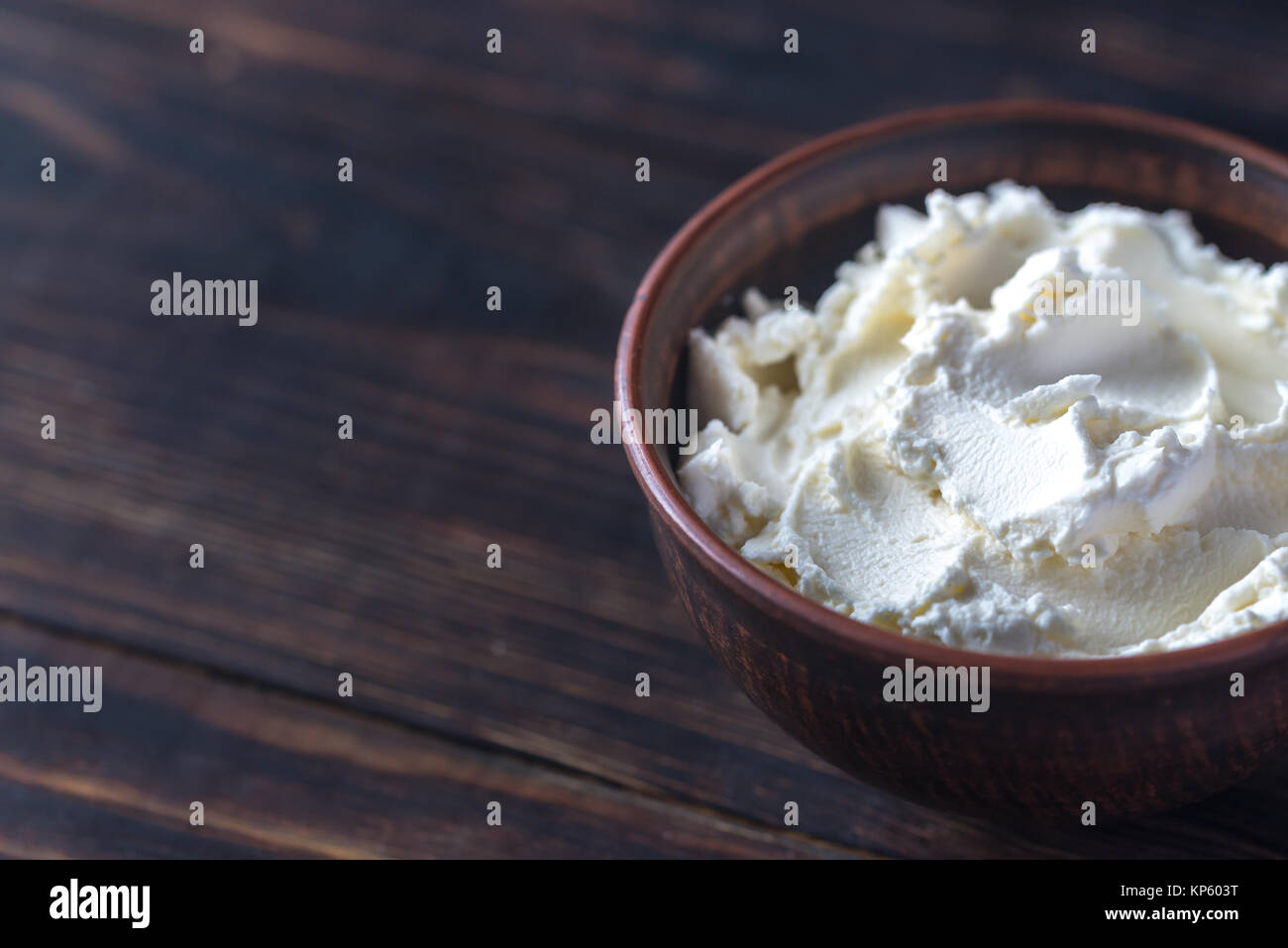 Mascarpone - Italian cream cheese Stock Photo - Alamy