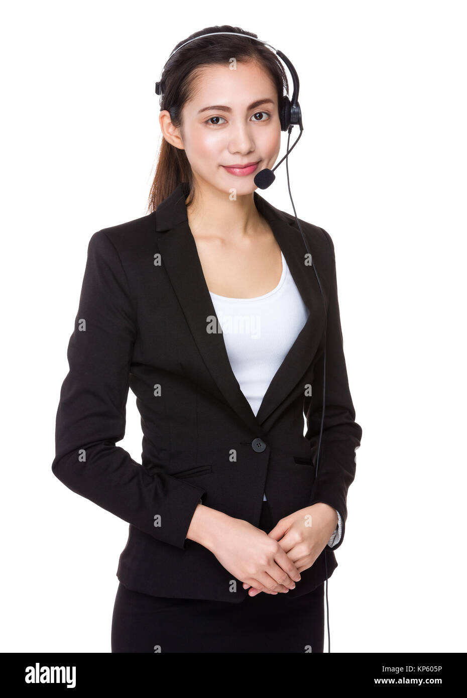 Customer services representative Stock Photo - Alamy