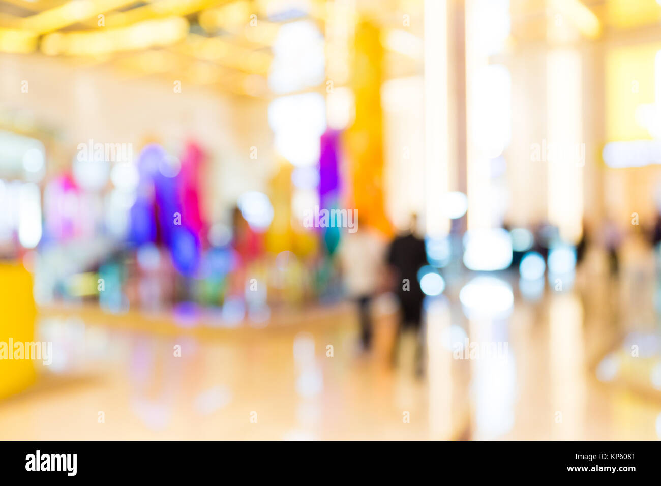 Blur store with bokeh background Stock Photo - Alamy