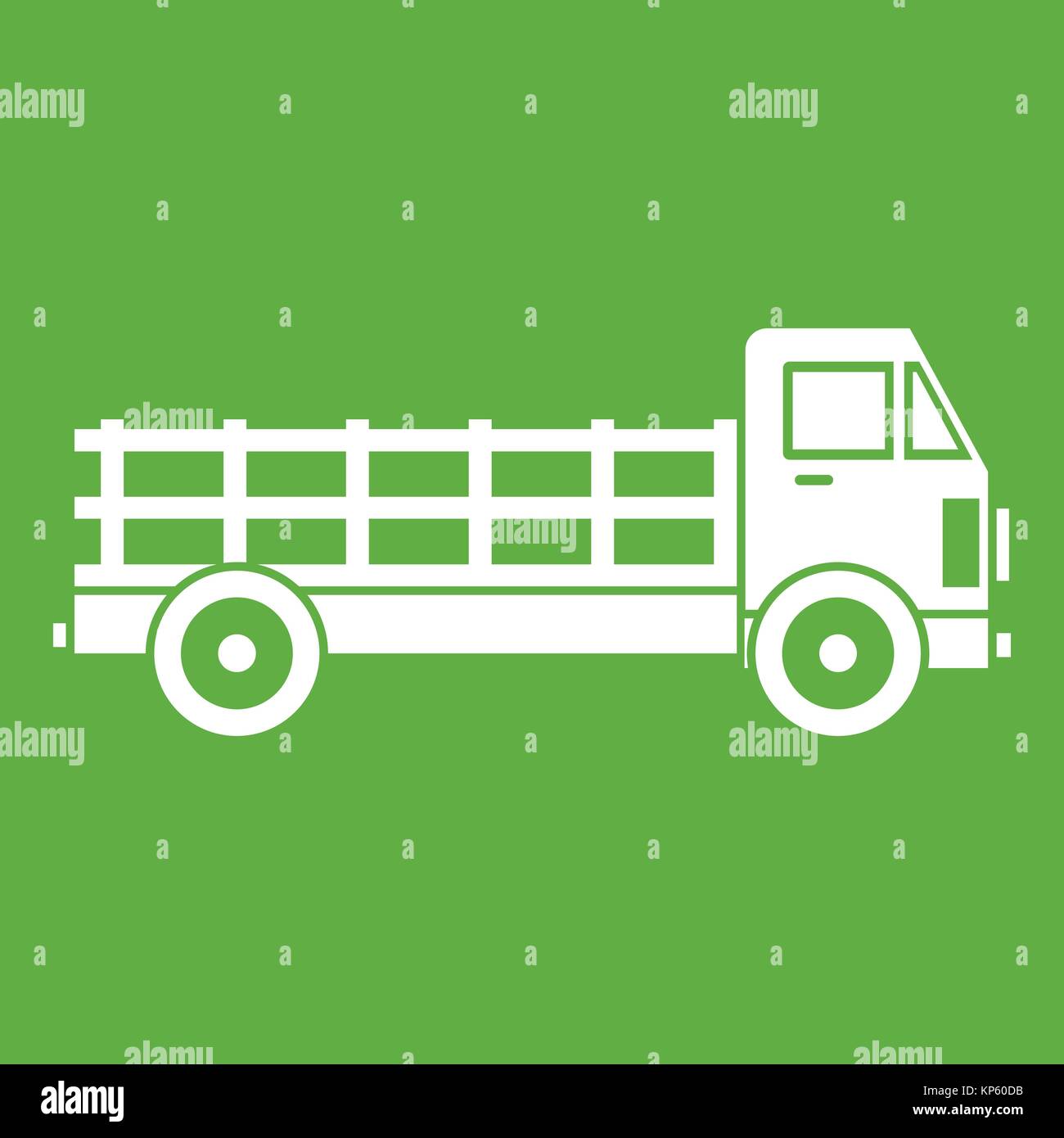 Truck icon green Stock Vector Image & Art - Alamy