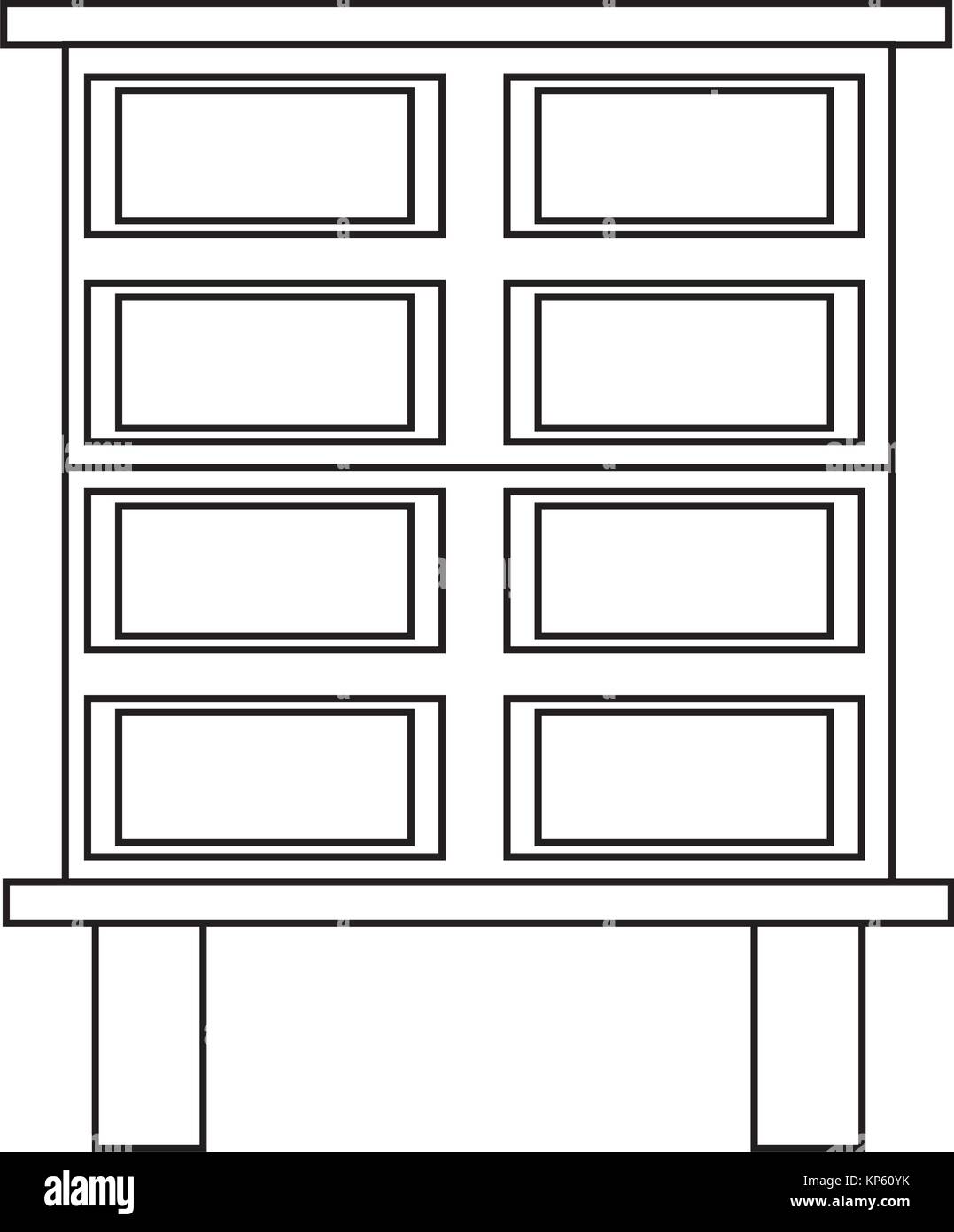 empty shelves unit icon Stock Vector Image & Art - Alamy