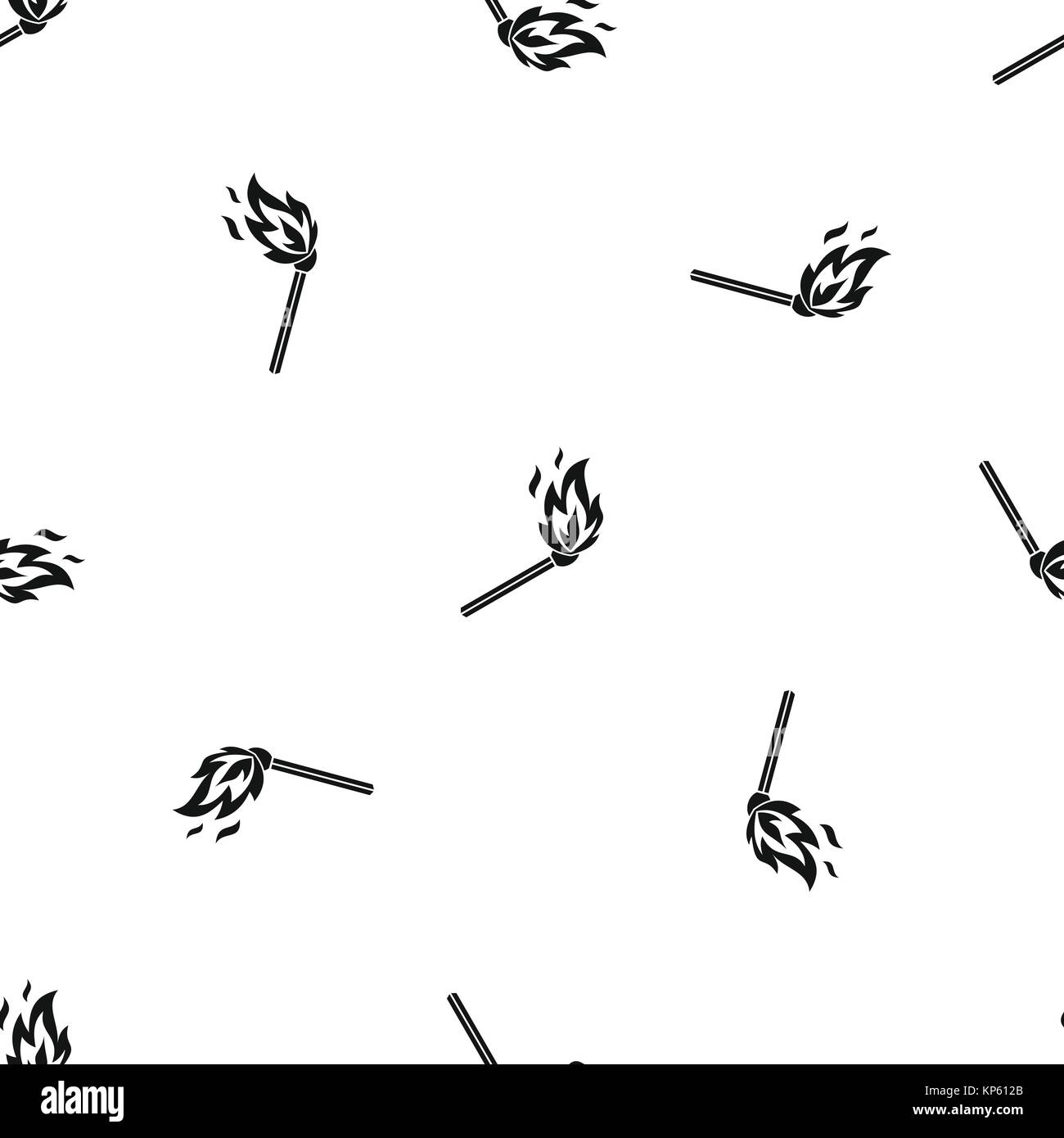Match flame pattern seamless black Stock Vector Image & Art - Alamy