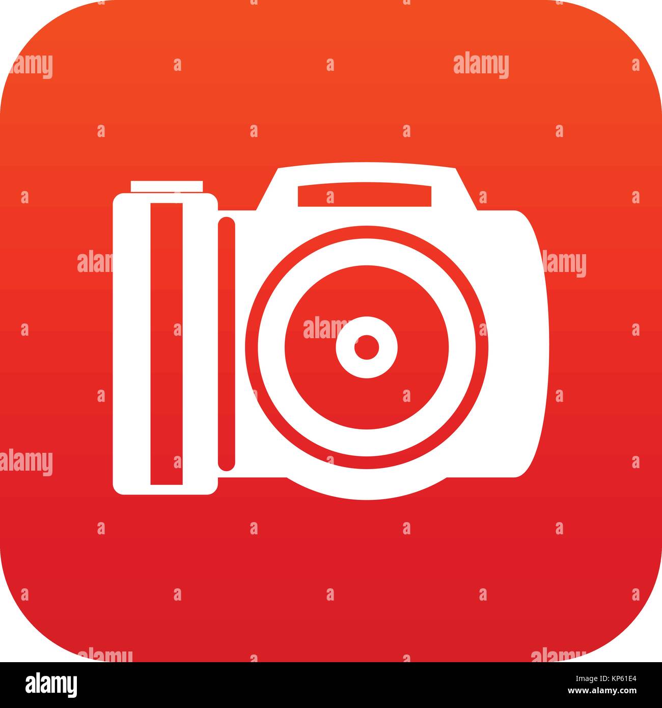 Camera icon digital red Stock Vector Image & Art - Alamy