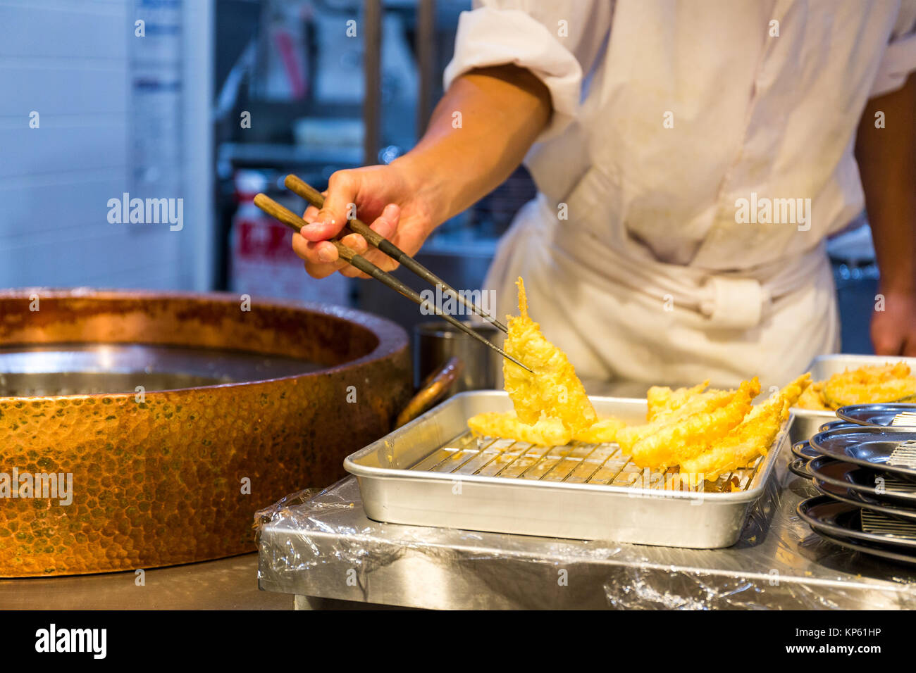 Fried Food, Japanese tempura Stock Photo - Alamy