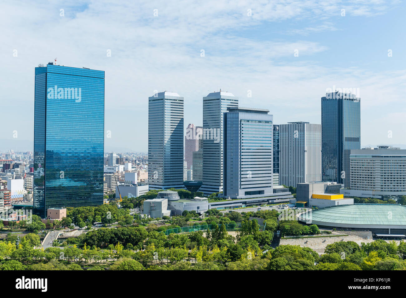 Modern building in Osaka Stock Photo - Alamy