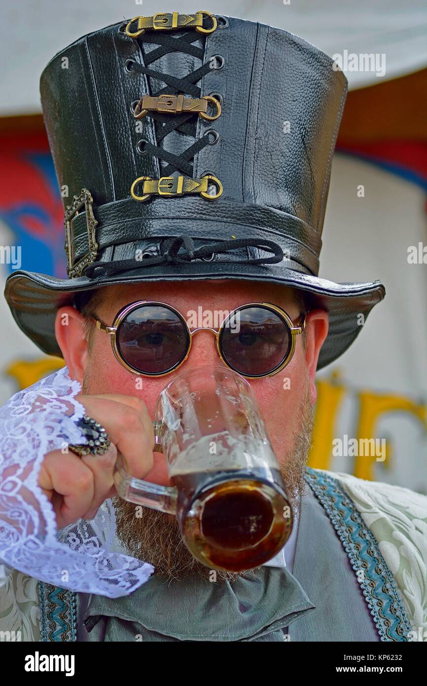 Steampunk drinking beer hi-res stock photography and images - Alamy