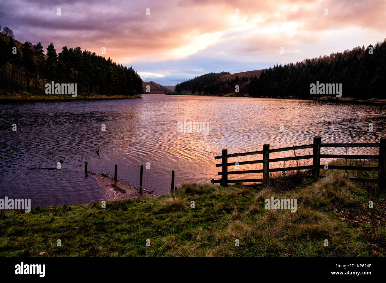Howden reservoir the highest and oldest of the three reservoirs in the ...